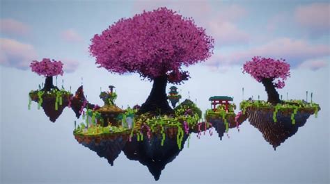 Sakura Tree Cherry Blossom Minecraft Map