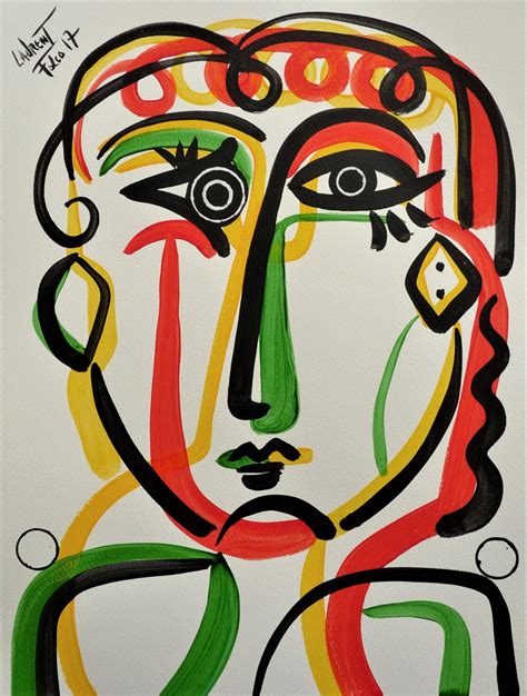 Portrait Feminin Pintura Por Laurent Folco Artmajeur