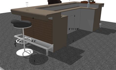 Home Bar Dimensions Sizes Image To U