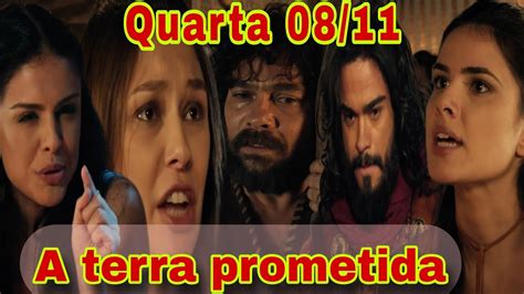 A TERRA PROMETIDA CAPÍTULO DE SEXTA FEIRA 10 11 23 RESUMO DE HOJE DA
