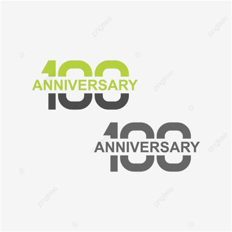 توضيح لنباتي عضوي و 100 ملصق طبيعي مع عناصر تصميم الذكرى السنوية المتجه