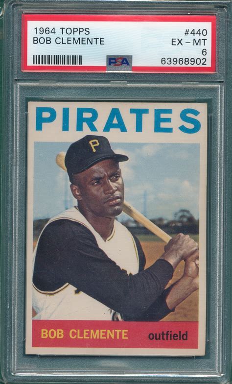 Lot Detail 1964 Topps 440 Bob Clemente PSA 6