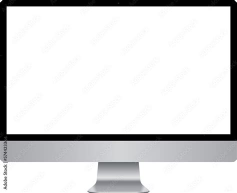 Realistic Apple Mac IMac Computer Vector Illustration Set Collection