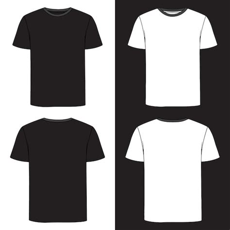 Vetor De Modelo De Camiseta Vetor Premium