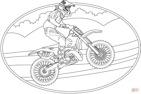 Disegno Di Motocross Da Colorare Disegni Da Colorare E Stampare Gratis