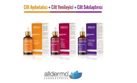 DepoVitrin ALLDERMO CILT BAK SERUM SET VIT C AHA BHA KOLAJEN