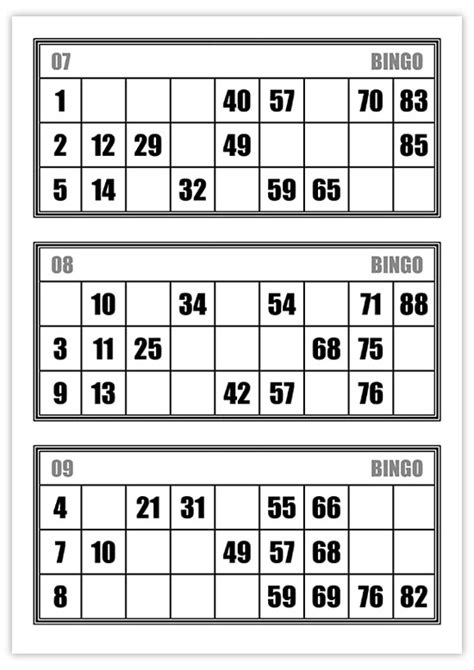 carte bingo à imprimer gratuit Descubra a emoção de apostar bingo