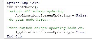 Speed Up Your Vba Code Automate Excel