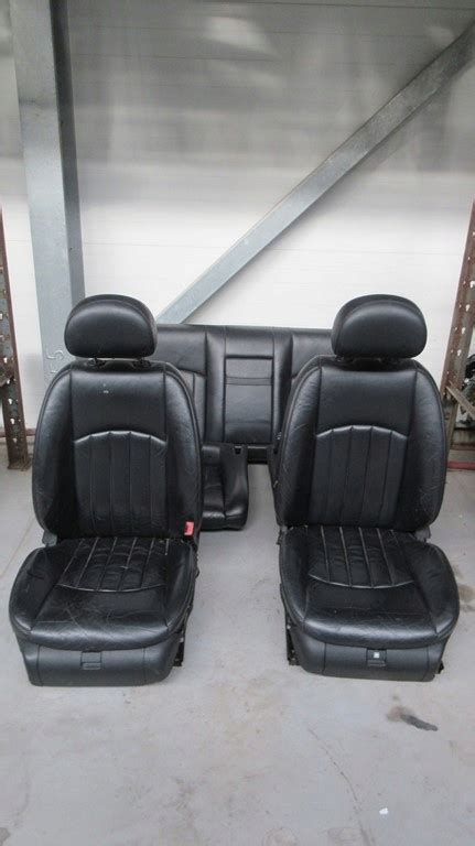 Mercedes W219 CLS fotele kanapa skóra czarna fotel tapicerka zdeP198001