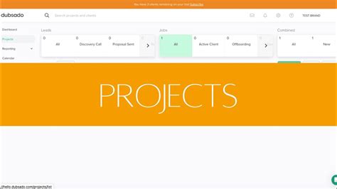 Dubsado Projects YouTube