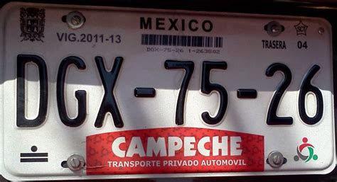 Placas de Autos de México y otras COS 999 AS septiembre 2011