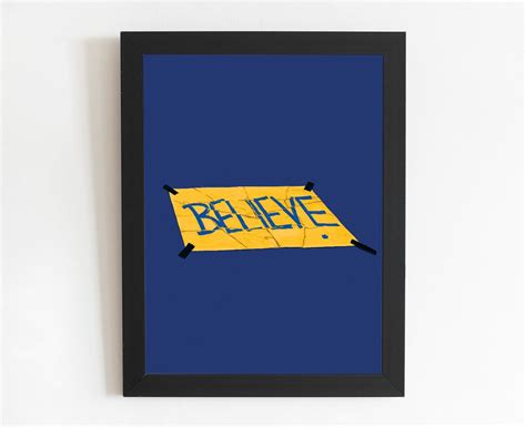 Ted Lasso Believe Sign Believe Sign Poster Unique Richmond Etsy