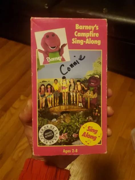 Barney Barneys Campfire Sing Along Vhs Tested Picclick Uk