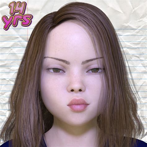 Lil Kimberly For Genesis 8 Females 3D Figure Assets 3DLoki