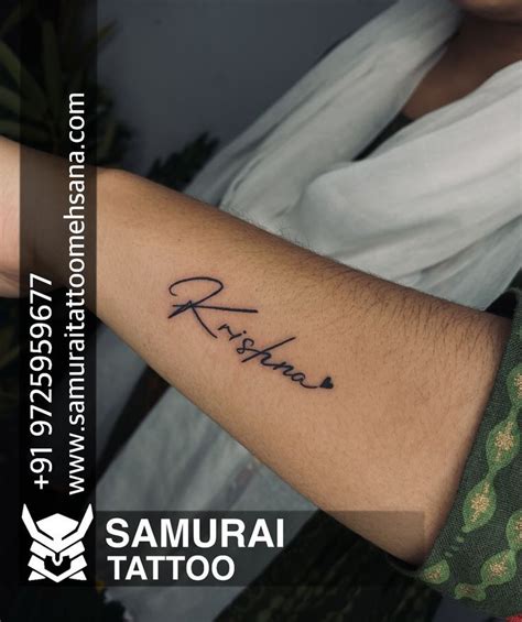 Krishna Tattoo Shree Krishna Tattoo Dwarkadhish Tattoo Kanha Tattoo