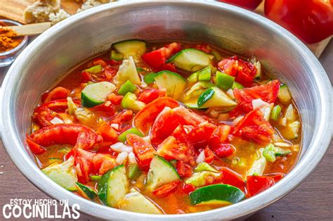 Receta de gazpacho extremeño con pimentón de la Vera Refrescante