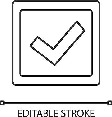 Checkbox Icon With Rounded Corners Vector Select Flat Isolated Vector