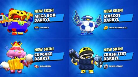 Darryl Skin Guztiak Brawl Stars En