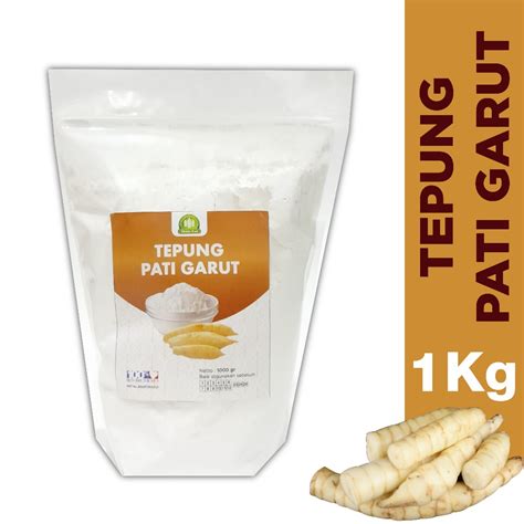 Jual Tepung Pati Irut Umbi Garut Obat Asam Lambung Maag 1 Kg Shopee