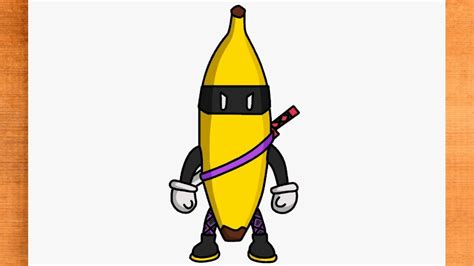 How To Draw NINJA PEEL Stumble Guys YouTube