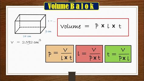 Belajar Mudah Rumus Volume Balok Cara Menghitung Dengan Tepat Bicara