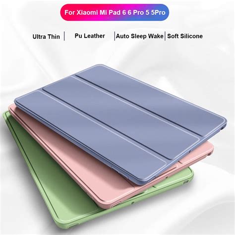 Bao Da PU Máy Tính Bảng Nắp Gập Tự Động Thức Ngủ Thông Minh Cho