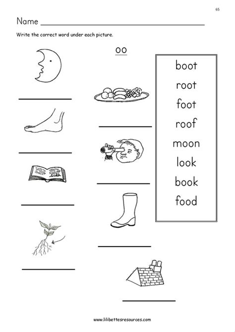 Oo Phonics Worksheets Free Sound It Out Phonics