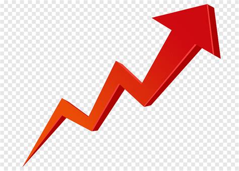 Red Arrow Growth Arrow Symbols Png PNGEgg