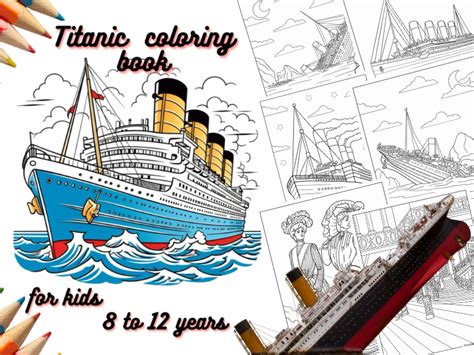 Titanic Coloring Pages Pdf Printables Teaching Resources