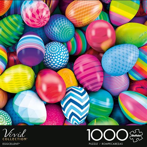 Buffalo Games Vivid Collection Eggcellent 1000 Pieces Jigsaw Puzzle