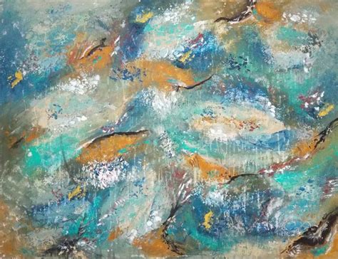 Under The Ocean Painting By Lisa Steeven Saatchi Art