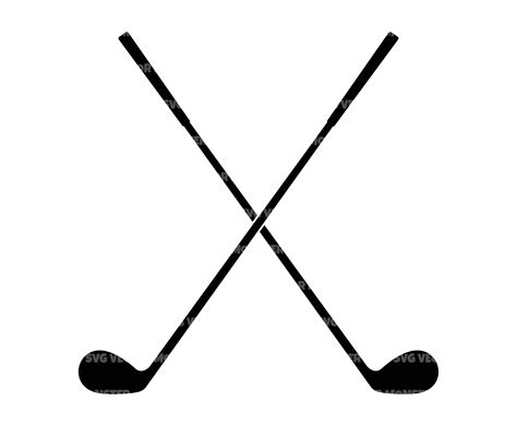 Crossed Golf Clubs Svg Golfer Svg Golf Monogram Svg Vector Etsy