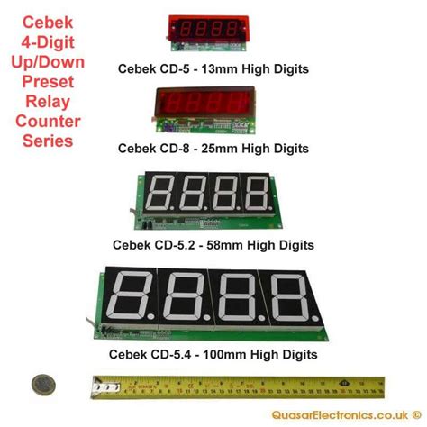 Cebek Cd Mm Digit Up Down Preset Counter Quasar Uk