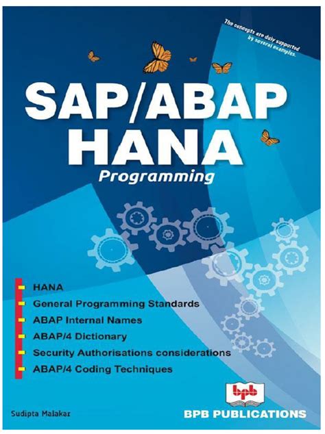 英文版 sap abap hana programming 共282页 2020年编著 pdf版和epub版 开源资料库
