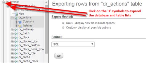 How To Export A Table In PhpMyAdmin InMotion Hosting