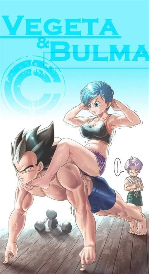 Vegeta Bulma And Trunks Dragon Ball Painting Dragon Ball Super