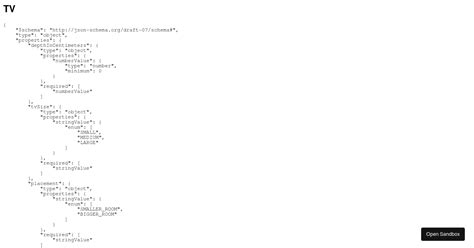 fluent schema examples codesandbox