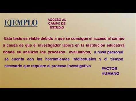 Viabilidad de tesis Viabilidad de proyectos de investigación en menos