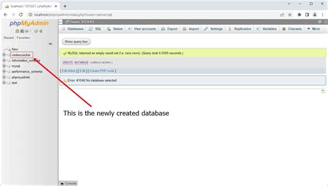 Sql Create Database Statement Execute Example