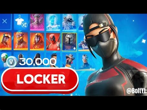 My Fortnite Locker Tour YouTube