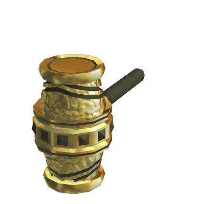 XL Holdable Golden Banhammer Roblox Item Rolimon S