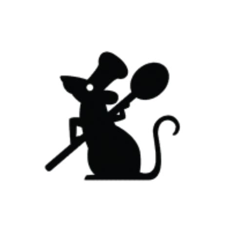 La Ratatouille Sign Feat Remy As A Chef Emoji Drawing By Disney