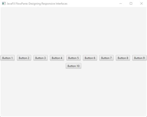 Javafx Flowpane Designing Responsive Interfaces