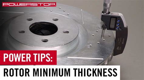 Brake Rotor Minimum Thickness Chart Toyota 4Runner Minimum Rotor