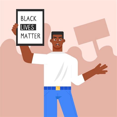 Vidas negras importam conceito Vetor Grátis
