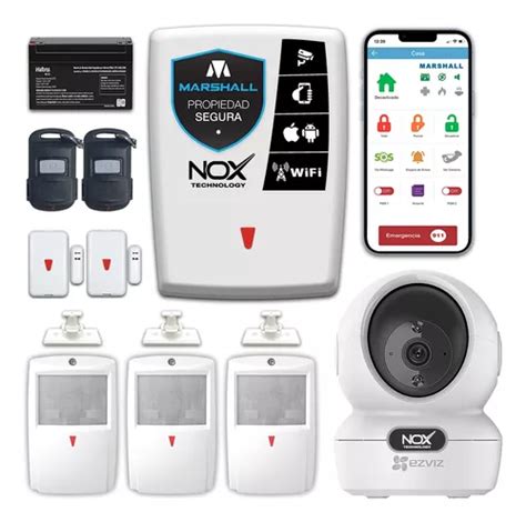 Alarma Para Casa Inalámbrica Marshall Go Plus Cámara Ezviz