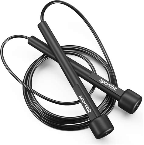 SPORTBIT Adjustable Jump Rope For Speed Skipping Lightweight Jump Rope