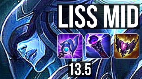 LISS Vs ZILEAN MID 800 Games 8 3 16 1 1M Mastery Godlike KR