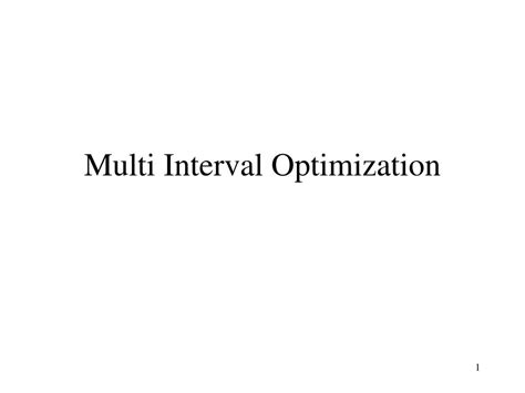 ppt multi interval optimization powerpoint presentation free download id 3762526