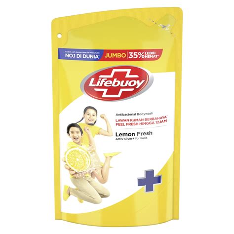 Jual Lifebuoy Sabun Mandi Cair Body Wash Lemon Fresh Antibakteri Ml